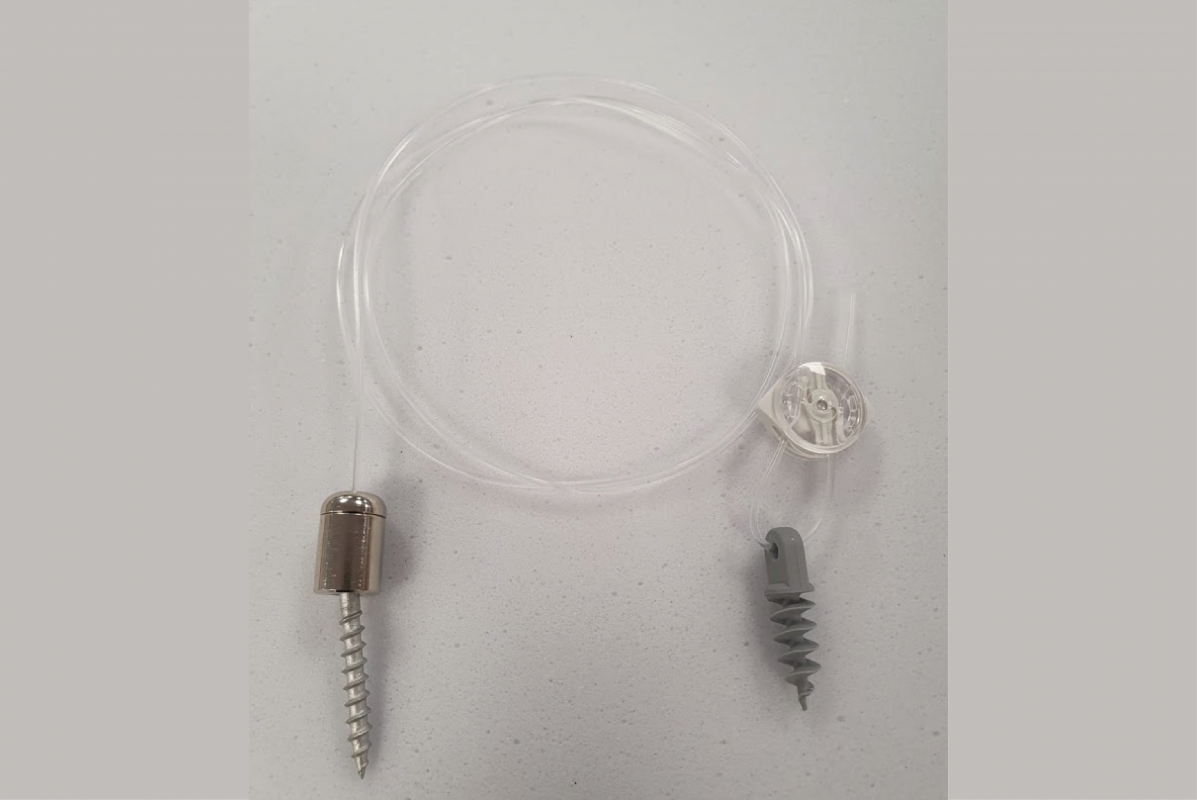 Fixing - Helix suspension fixing with adjustable slider