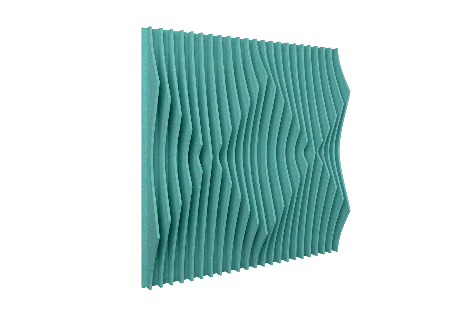 Tone Wall Teal - 3D optical illusion and a Class A Acoustic